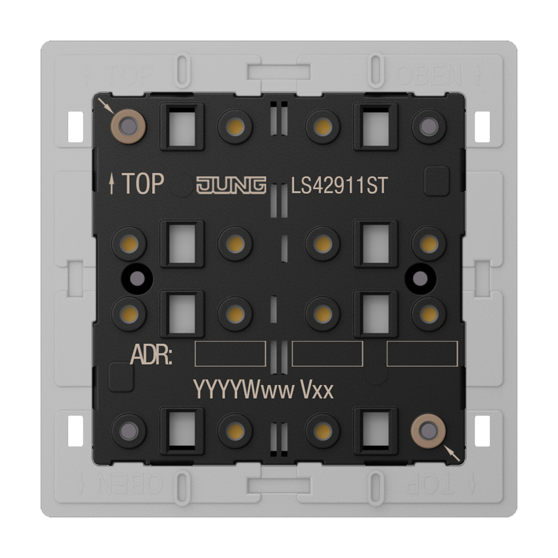 KNX universal push-button module, 1-gang, F40, Secure | LS 4291 1ST