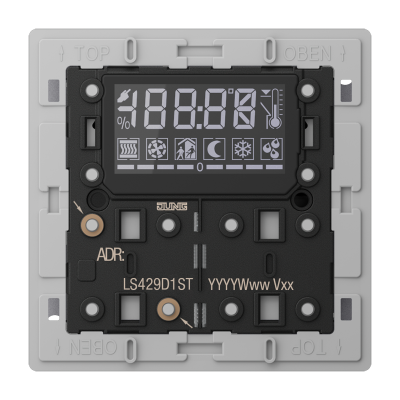 KNX room controller display module, 3-gang, F40, Secure | LS 429 D 1ST