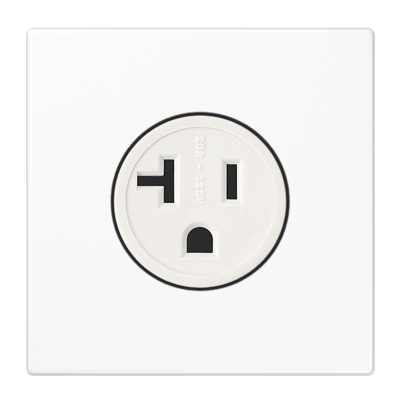 Socket, US NEMA system 20 A, white | LS 521-20 WW