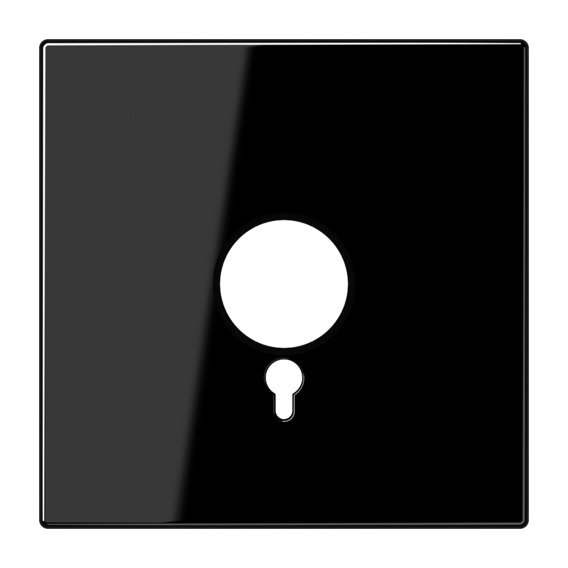 Centre plate for panic button, black | LS 933 PANIC SW