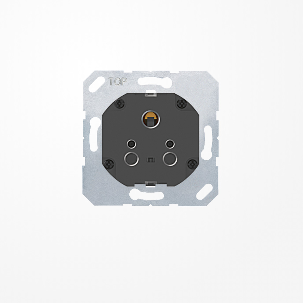 Socket insert, 1-gang, British Standard 546, 5A , for wall boxes 60 mm ...