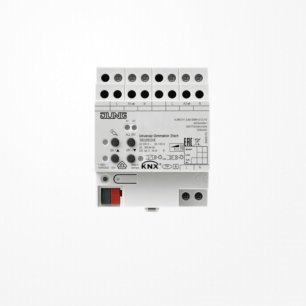 Actuadores para el sistema KNX: catálogo on-line de JUNG