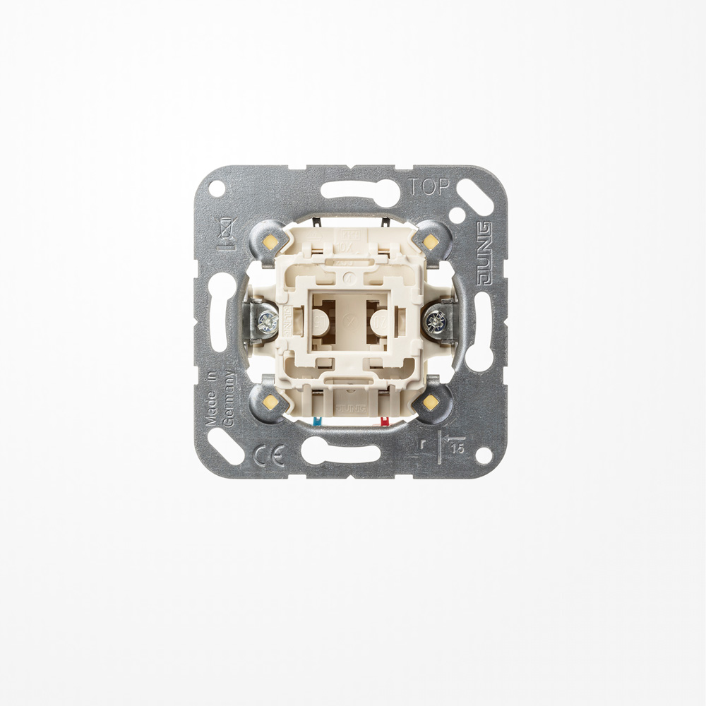 Pulsador, Conmutador unipolar con conexión a neutro 10 A 250 V ~ | 533 U