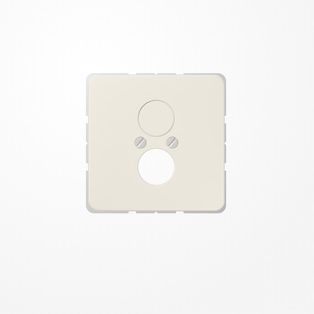 Centre plate for 2 circular electrical connectors up to 18.5 mm Ø ...