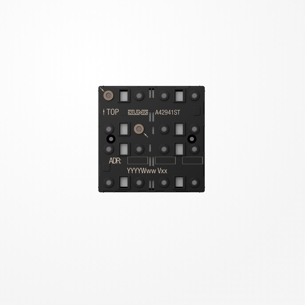 KNX universal push-button module, 1-gang, F40, Secure | A 4291 1ST