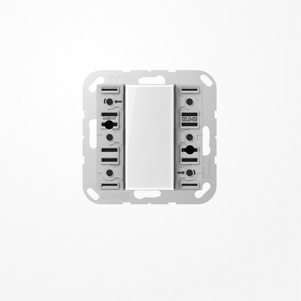 KNX universal push-button module, 3-gang, F50, Secure | A 5293 1ST