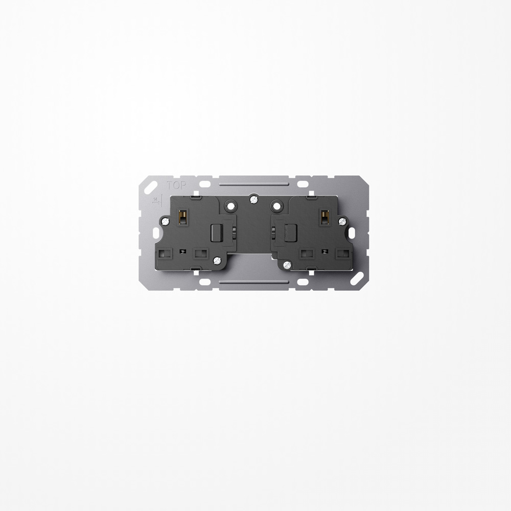 2-gang socket insert, British Standard 1363 only for frames LS 982 ...