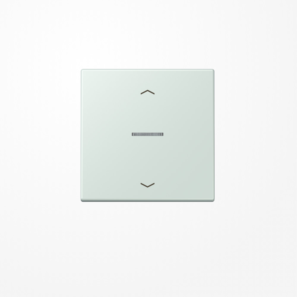 JUNG HOME push-button 1-gang with arrow symbols, céruléen pâle (32034 ...