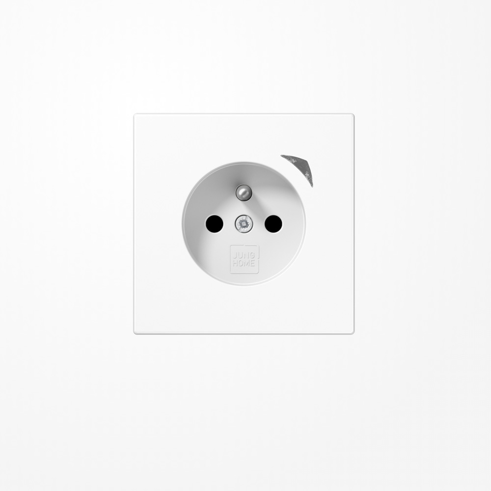 JUNG HOME Steckdose Energy, französisch/belgisches System, Safety+ ...