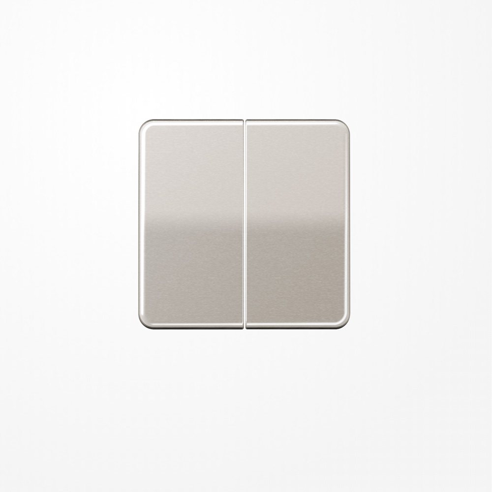 2-gang rocker for KNX push-button, F10, grey | CD 102 GR