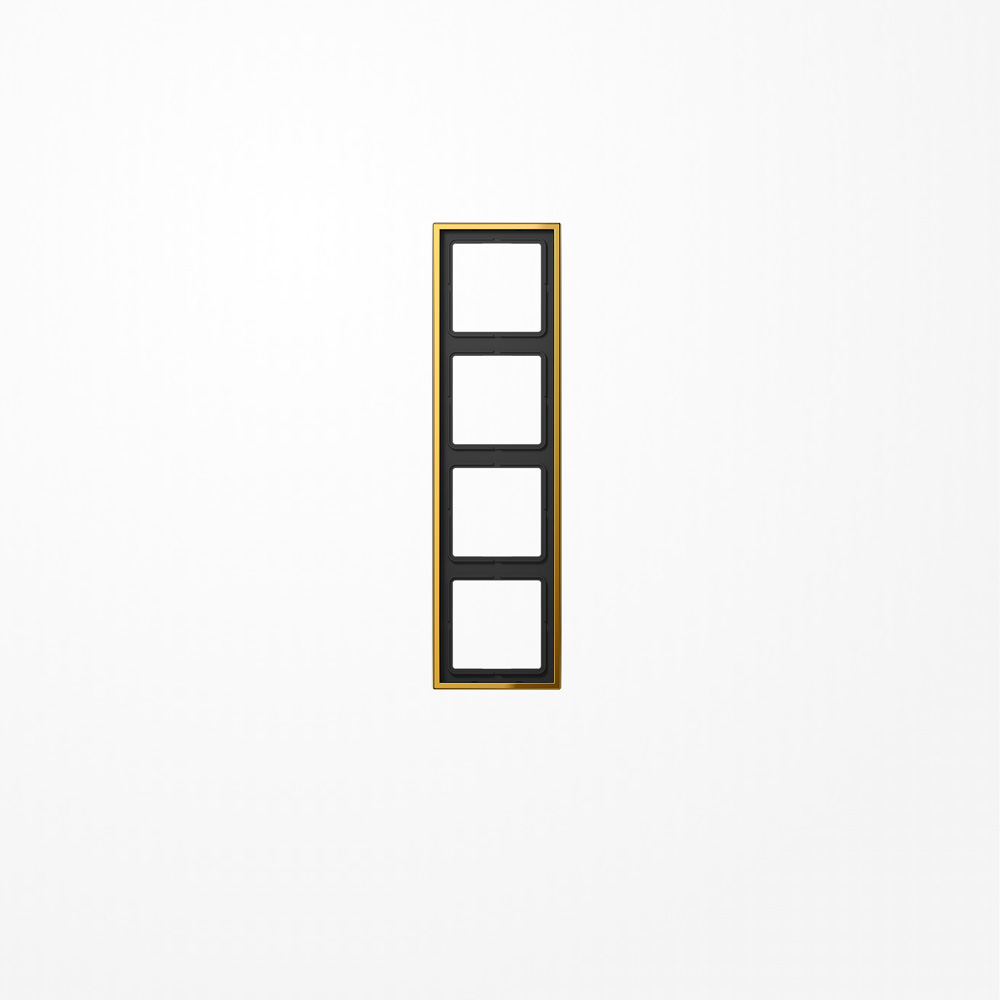Frame 1-gang, gold-coloured | GO 2981