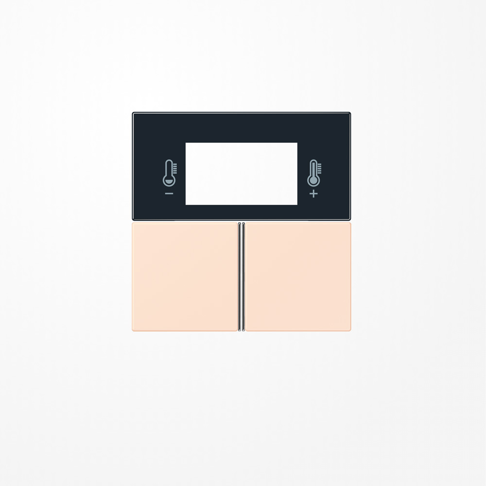 Cover kit 3-gang, F40 Room controller, bleu céruléen 59 (4320N) | LC ...