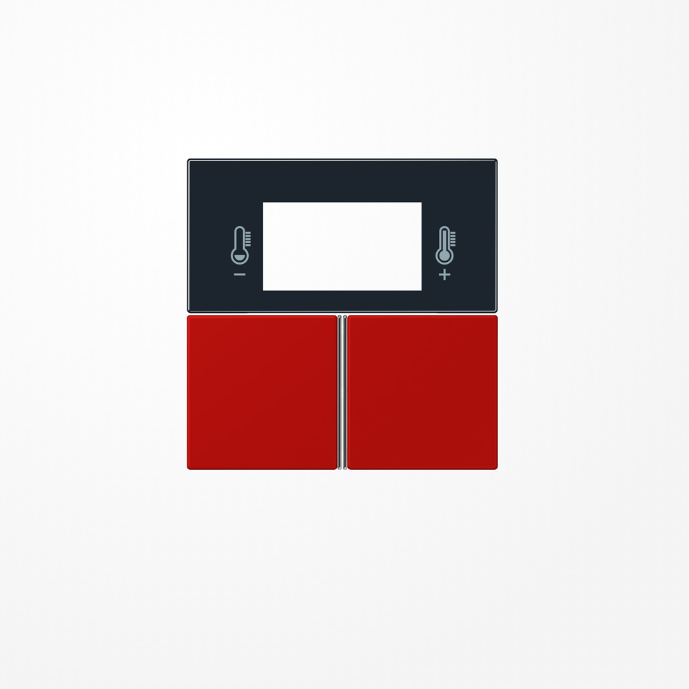 Cover kit 3-gang, F40 Room controller, bleu céruléen 59 (4320N) | LC ...