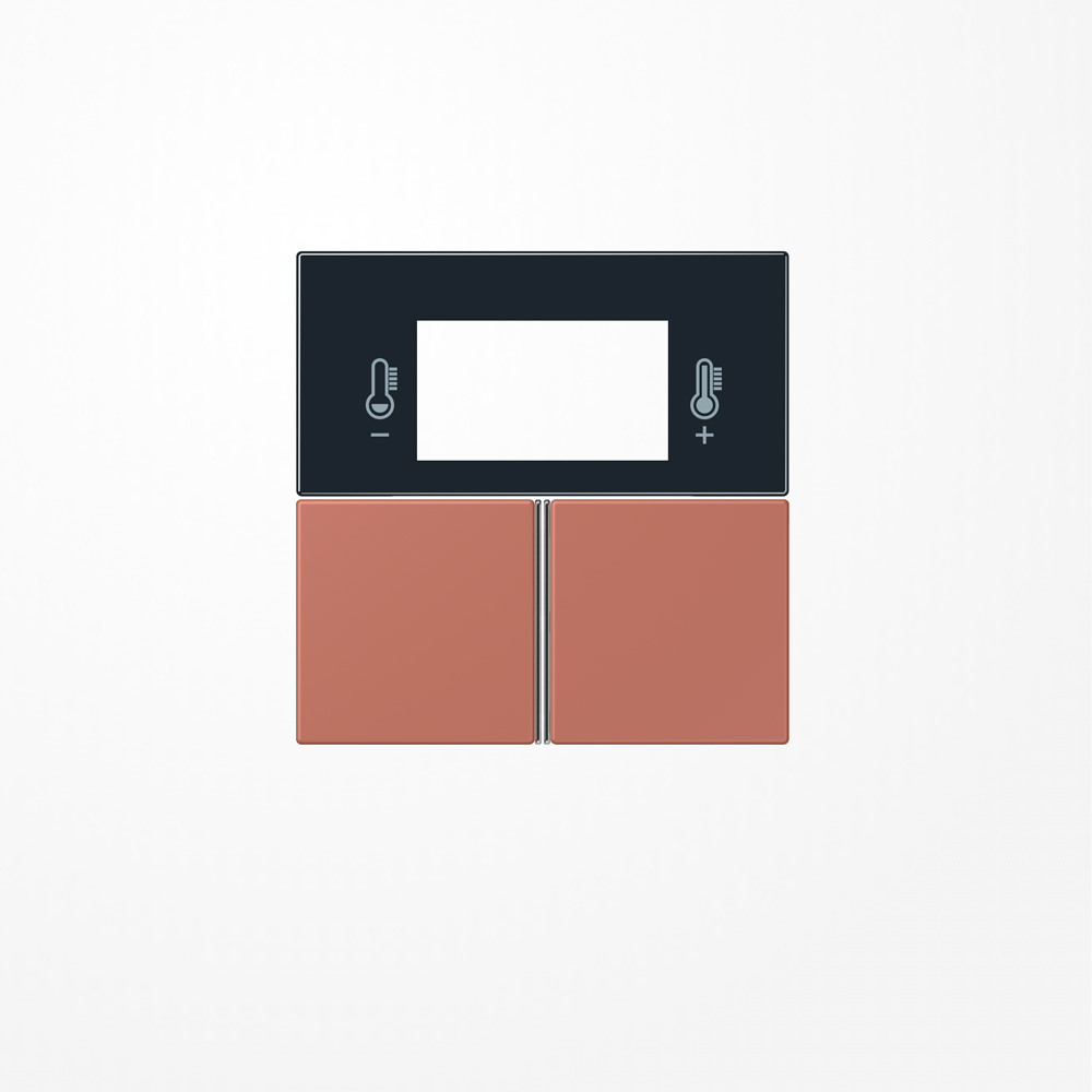 Cover kit 3-gang, F40 Room controller, bleu céruléen 59 (4320N) | LC ...