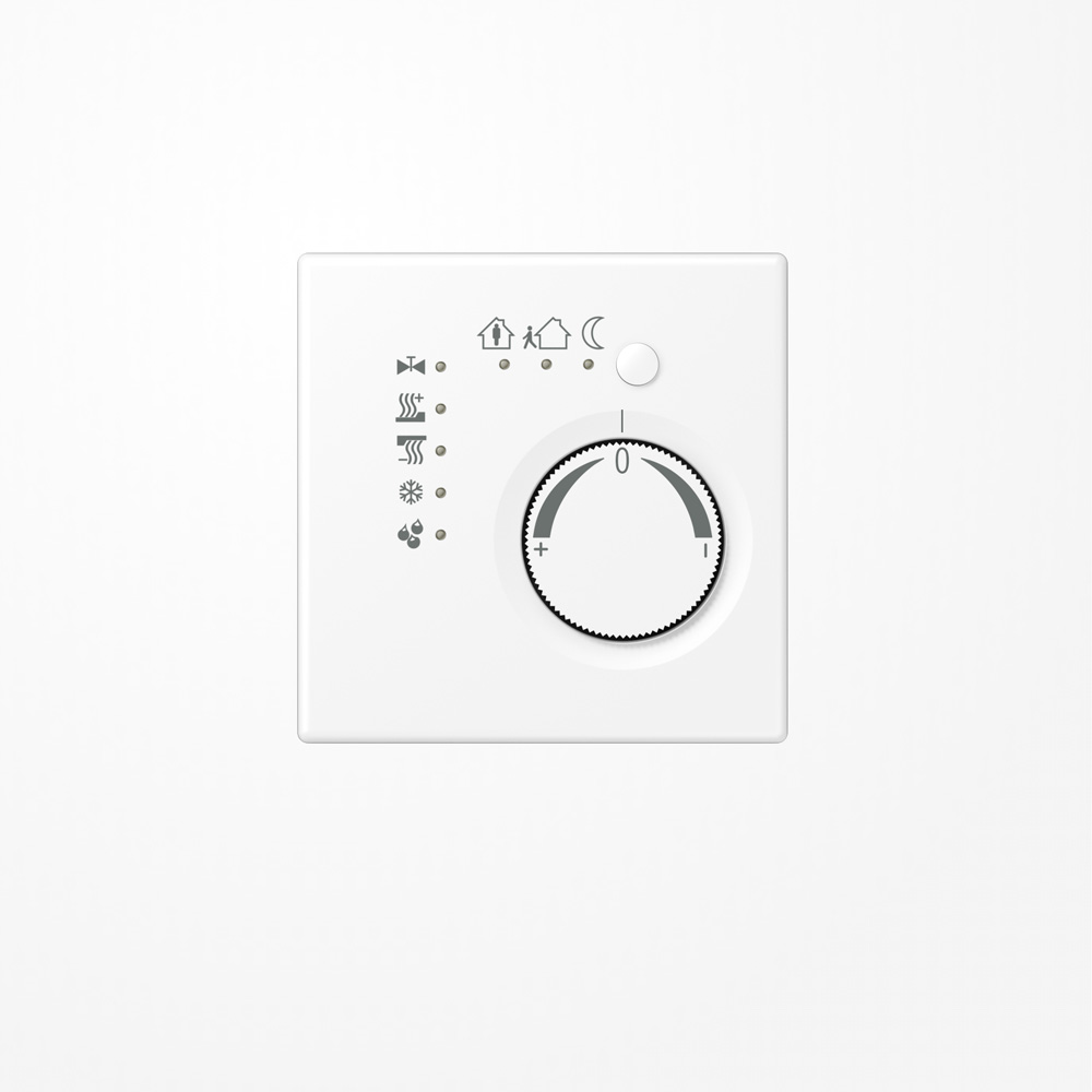 KNX room temperature controller with integrated push-button interface 4 ...