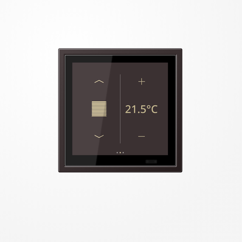 KNX room controller LS TOUCH with frame LS ZERO, Secure, white | LSZ ...