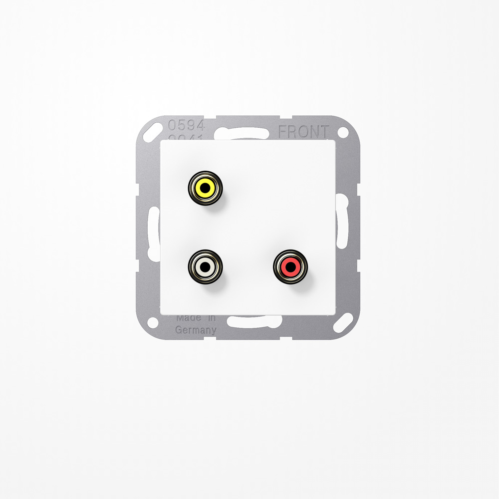 Cinch Audio (RCA) / Composite Video, white | MA A 1031 WW