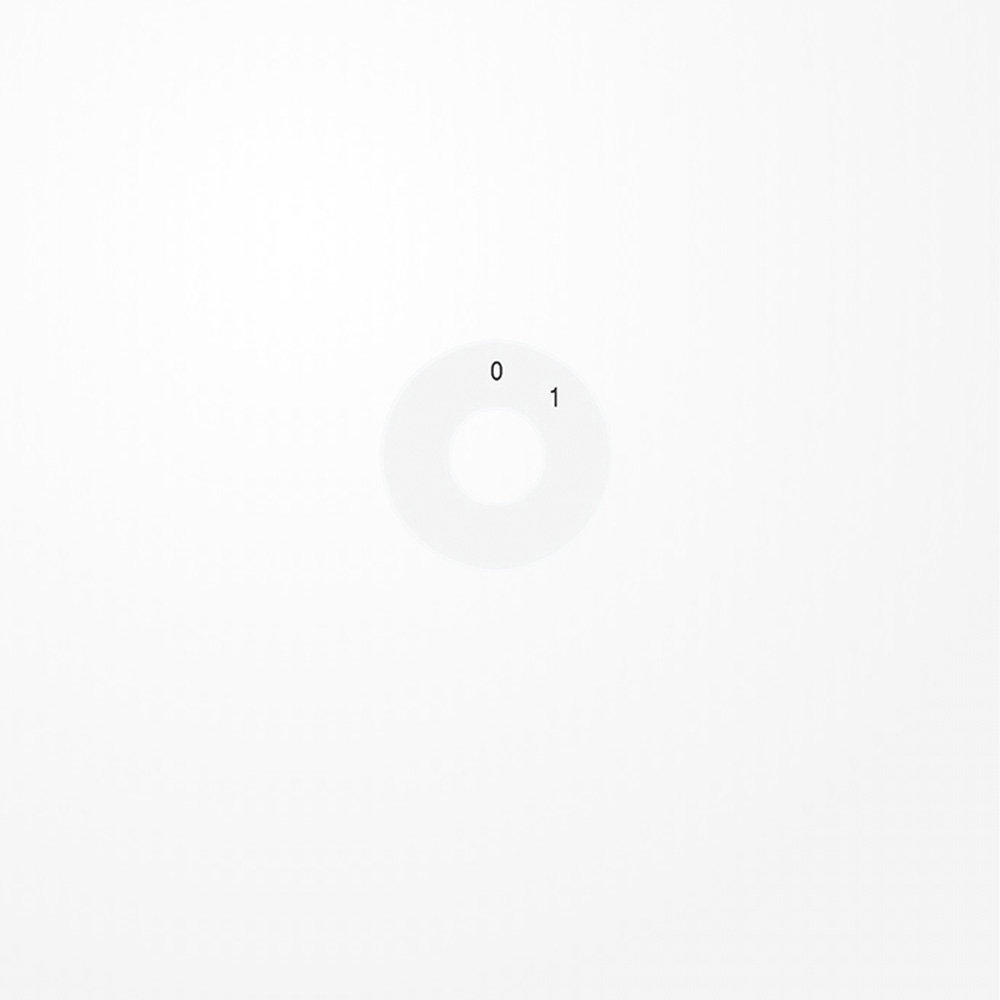 Scale disc, with arrow symbols, white | SKS 1234.10 WW