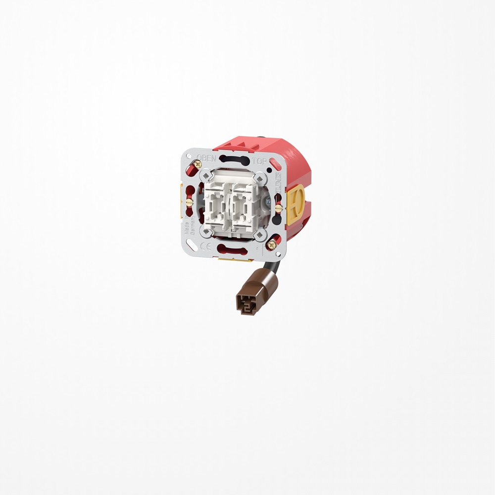 Wipschakelaar, Serie, 10 AX 250 V ~, Attema inbouwdoos, brandwerend ...