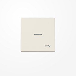 1-gang rocker, with lens, symbol door, matt graphite black | LS 990 KO5 ...