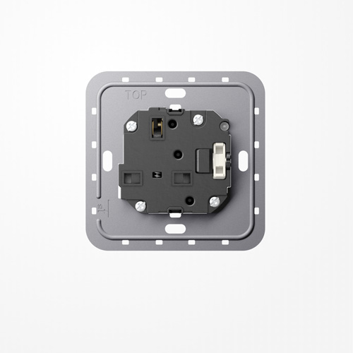 Switched socket insert, 1-gang, British Standard 1363 , with indicator ...