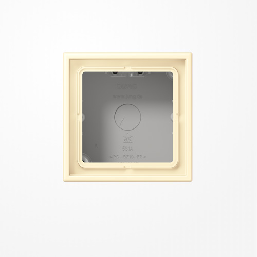 JUNG LS CUBE frames - colour variety with Les Couleurs® Le Corbusier